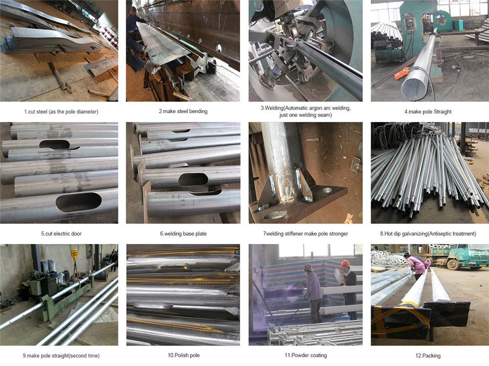 China 15M 20M 25M 30M 35M Automatic Lift High Mast Light Pole factory ...
