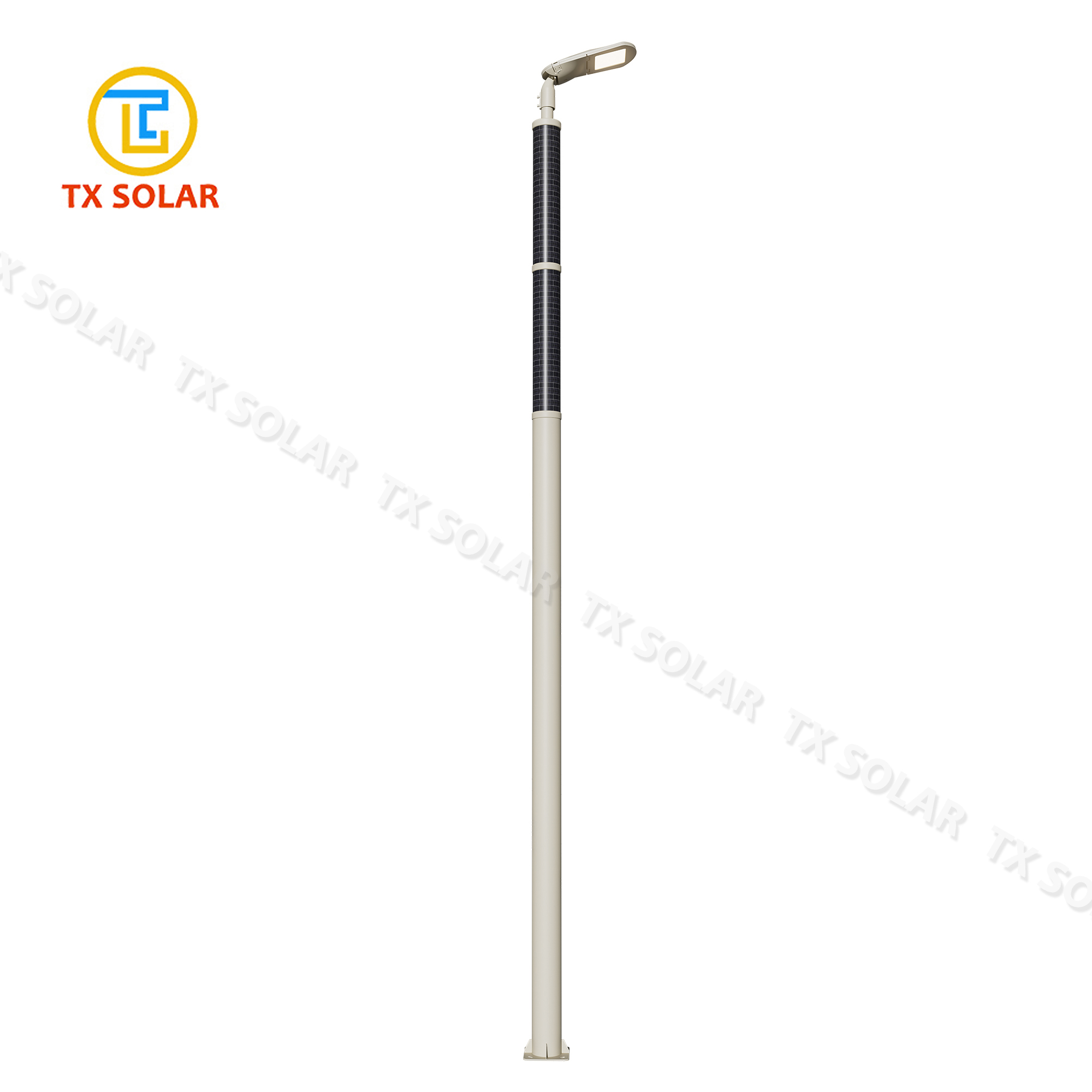 China New Design Modern Semi-Flexible Solar Pole Light factory and ...
