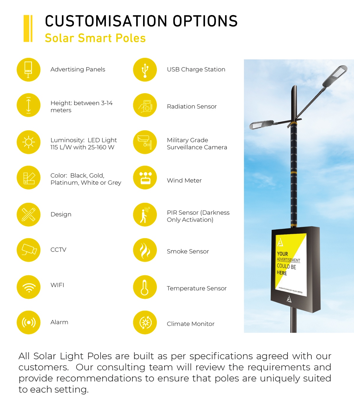 China Solar Smart Pole with Billboard factory and manufacturers | TIANXIANG